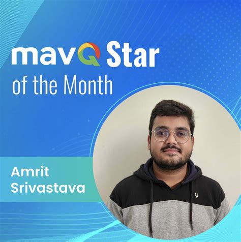 Mavq On Linkedin We Are Thrilled To Announce That Amrit Srivastava Devops Engineer Has