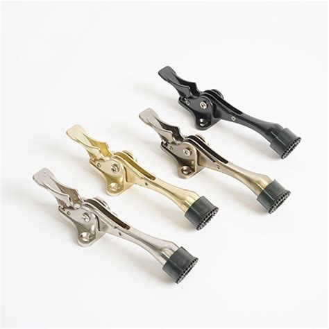 잠금고정·방범용품 원터치 페달식 도어스토퍼 말굽 골드 니켈 브론즈 블랙 오늘의집 쇼핑