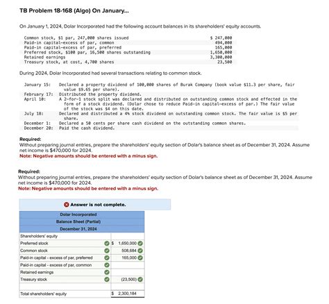 Solved Tb Problem 18 168 Algo ﻿on Januaryon January