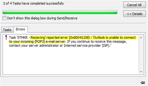 [tutorial for beginners] how to fix outlook error 0x80042108