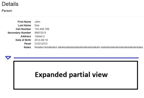 Jquery How To Create Collapsabledropdownexpandable Partial View In