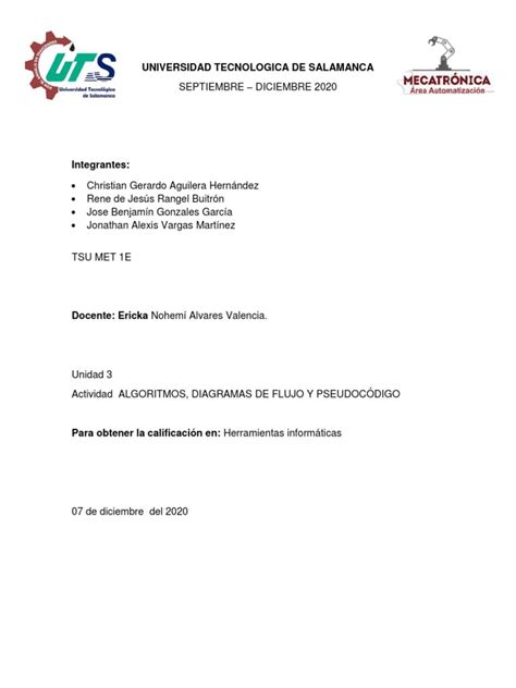 Algoritmos Y Diagramas De Flujo Para La Actualización De Precios