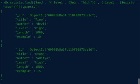 What Is A Mongodb Query Geeksforgeeks