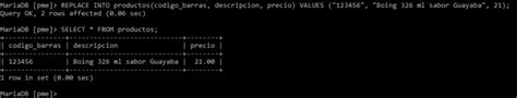 Replace Into En Mysql Usos Y Explicación Parzibytes Blog