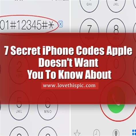 7 Secret IPhone Codes Apple Doesn T Want You To Know About