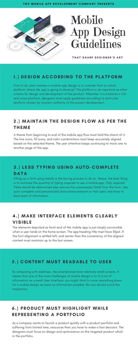 Top 10 Guidelines For Mobile App Design To Sharp Designers Skills