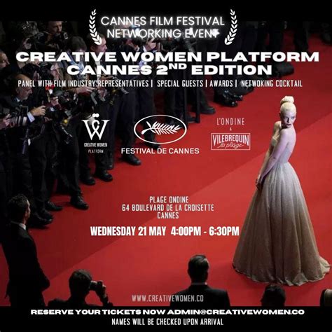 Cannes Networking 2nd Edition Creative Women International Conference For Entrepreneurial Women
