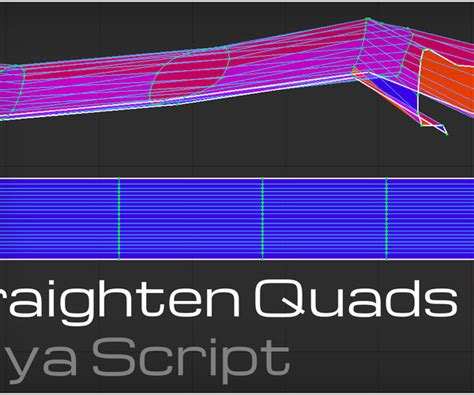 Artstation Straighten Quads Uv Maya Script Resources