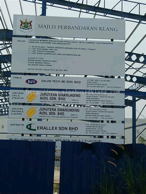 Penang CONSTRUCTION PROJECT BOARD From Great Sign Advertising M Sdn Bhd On Newpages Com My