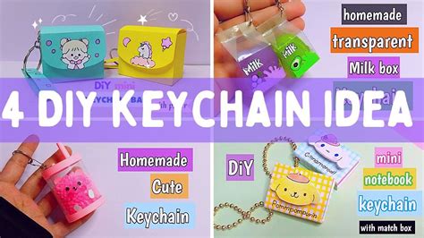 4 DIY Keychain Ideas How To Make Keychains