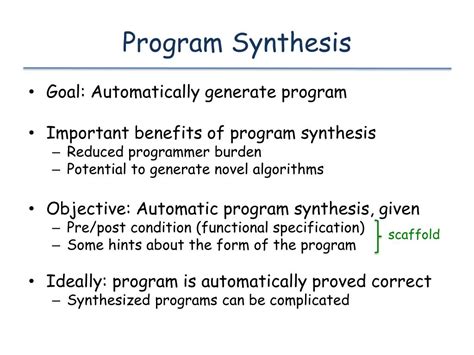 PPT From Program Verification To Program Synthesis PowerPoint Presentation ID