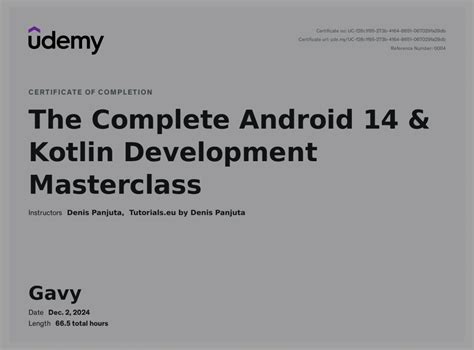 Gavy On Linkedin Androiddevelopment Kotlin Jetpackcompose Firebase Certification Udemy