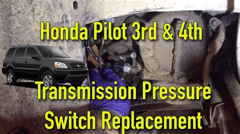 2003 2008 Honda Pilot P0872 Transmission 3rd And 4th Pressure Switches