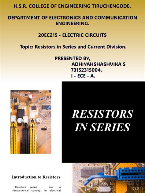Resistors In Series Definition Advantages Disadvantages And Applications 20240403155908vwop