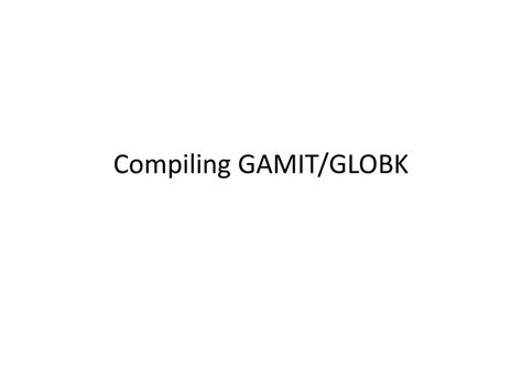 working with command line systems and gamit globk ppt download