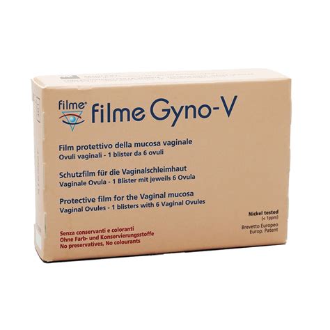 ფილმე ჯინო V 6 ვაგინალური 6 კაფსულა