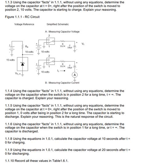 Solved Procedure RC Circuit Introduction In This Chegg Com