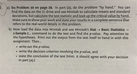 Solved Do Problem 30 On Page 29 In Part A Do The Problem Chegg Com