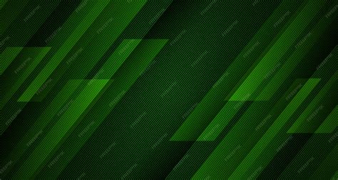 Premium Vector 3d Green Geometric Abstract Background Overlap Layer On Dark Space With