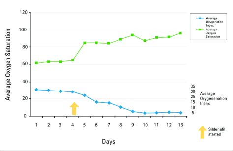 Average Oxygen Index And Oxygen Saturation In The Neonate Over First 2 Download Scientific