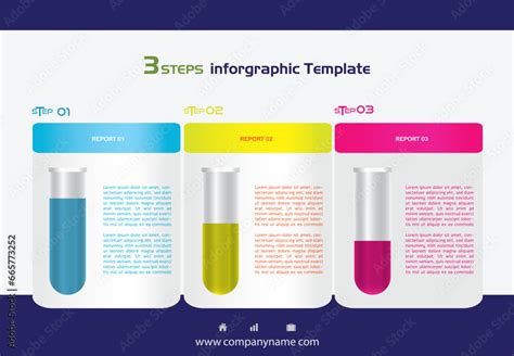 Infographic Laboratory Experiment Chart Design Template Medical Research Abstract Vector Info