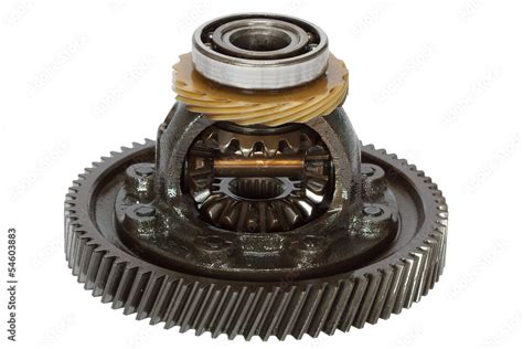 Differential Of The Gearbox Isolated On White Background Stock Photo Adobe Stock