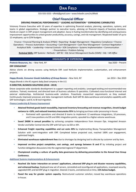 Resume Examples 2024 Cfo Adda Melita