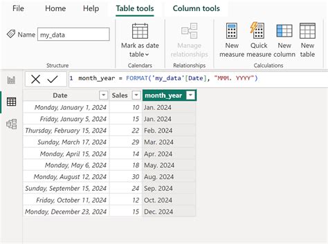 How Do I Convert A Date To Month And Year Format In Power Bi