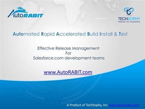 Salesforce Release Management And Continuous Integration With Autorabit Ppt