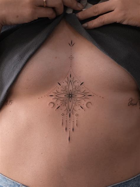 15 Sternum Tattoo Ideas That Are Bold And Beautiful Tattoo Build