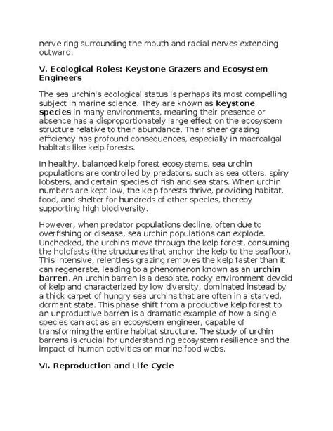 Echinoidea In Marine Sciences Sub Plan Classwork Homework By The Stem