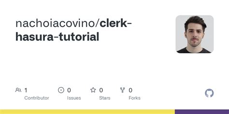 GitHub Nachoiacovino Clerk Hasura Tutorial