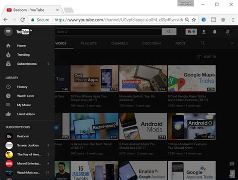 How To Enable YouTube Dark Mode In Chrome Firefox Or Edge Beebom