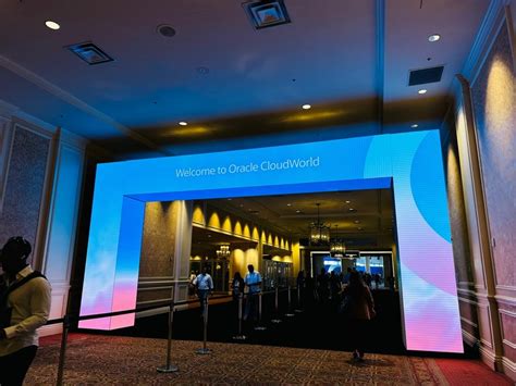 Oracle Cloudworld 2022 Kicks Off With Graphite Led Technology Live Production Tv