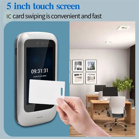 Inch WiFi TCP IP Face Recognition Touch Screen Attendance Device Support Mhz IC Card APP