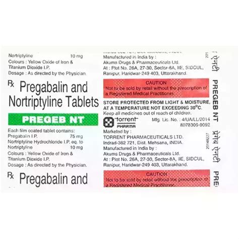 Pregeb Nt Tablet Uses Price Dosage Side Effects Substitute Buy Online