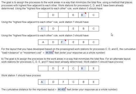 Solved Six Processes Are To Be Laid Out In Six Areas Along A