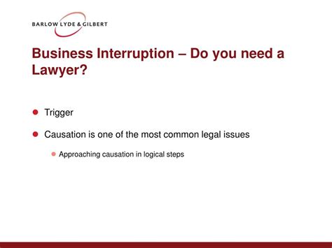 Ppt Business Interruption Legal Issues Powerpoint Presentation Free