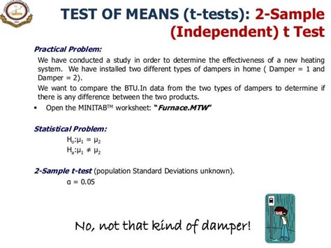 8 Testing Of Hypothesis For Variable And Attribute Data