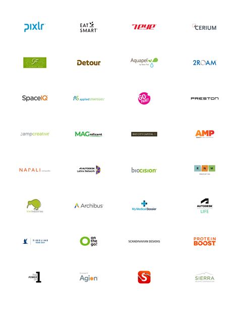 Logos For Corporate Identity Products And Technologies Gilmour Craves