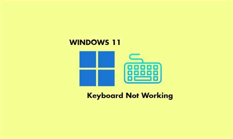 Fix Keyboard Not Working In Windows
