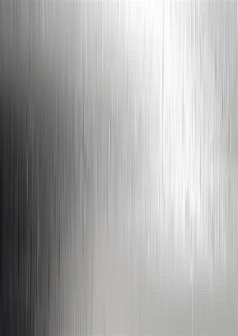 Silver Metallic Surface With Reflective Stripe Inspirational Digital Art Metallic Silver
