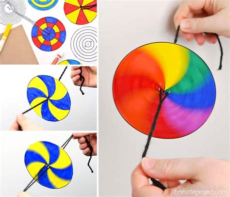 How To Make A String Spinner Toy Diy Guide Crafts Ideas