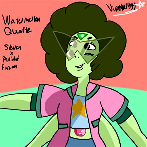 Peridot And Steven Universe Fusion By Violetberryyy On Deviantart