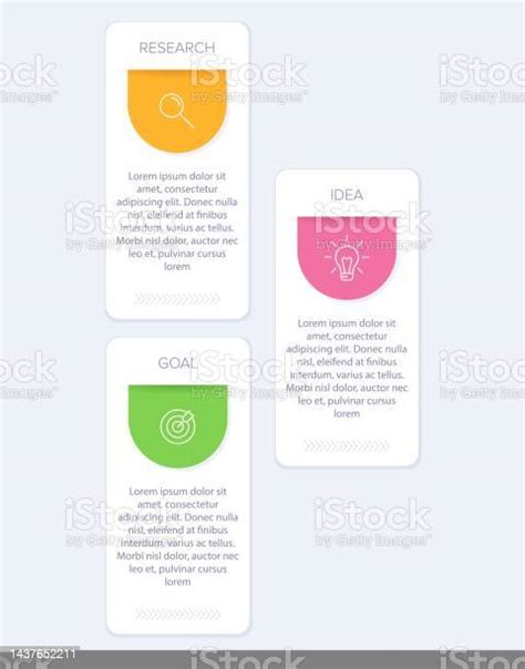 아이콘과 3 옵션 또는 단계가있는 수직 인포 그래픽 디자인 얇은 선 인포 그래픽 비즈니스 개념 정보 그래픽 순서도 프리젠 테이션 모바일 웹 사이트 인쇄물에 사용할 수