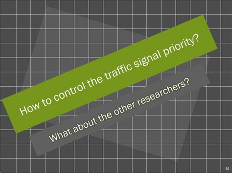 Ppt Transit Signal Priority Control Based On Cell Transmission Model Powerpoint Presentation