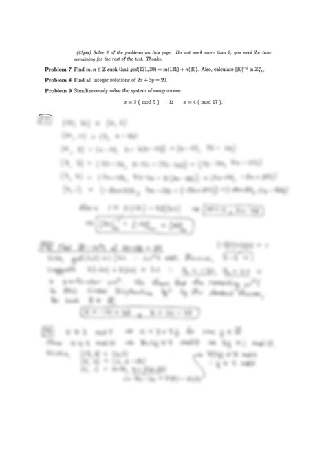 Solution Introductory Number Theory Test 1 Solutions Introductory