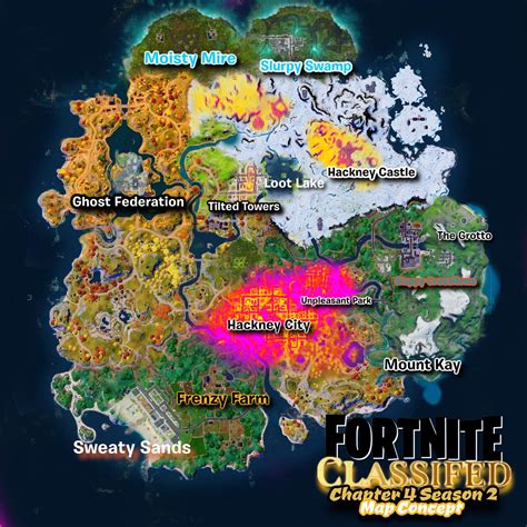 Fortnite Chapter 4 Season 2 Map Concept Classifed Rfortnitebr