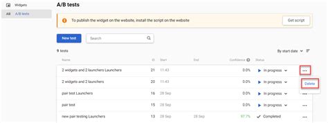 Using Ab Tests For Widgets