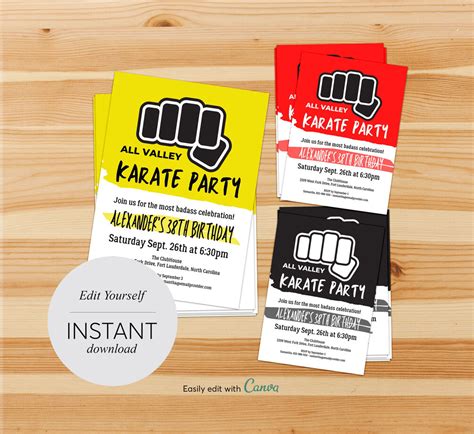 3 All Valley Tournament Invitation Template Editable In Canva